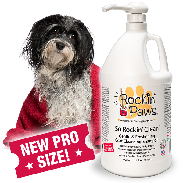 So Rockin’ Clean Shampoo – Gallon Professional Size | Rockin' Paws